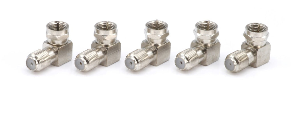 Coaxial Cable Right Angle Connector - 4 Pack - for Tight Corners and F ...