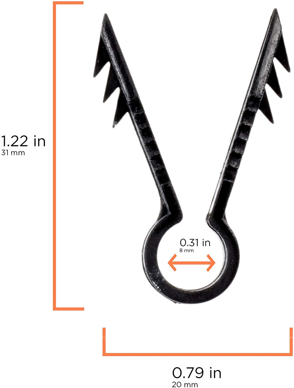 Stucco and Drywall Cable Clips for Coaxial and similar Cables - High Q ...