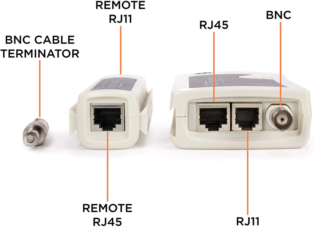 Universal Network Cable Tester Tool, BNC, RJ45, RJ11 (3-in-1) Multi-Te ...